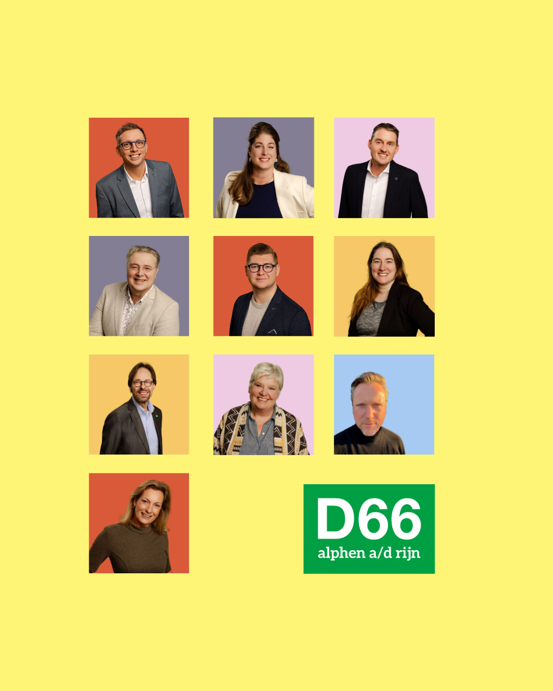 D66 Alphen aan den Rijn — Onze kandidatenlijst voor de GR 2026 is bekend!