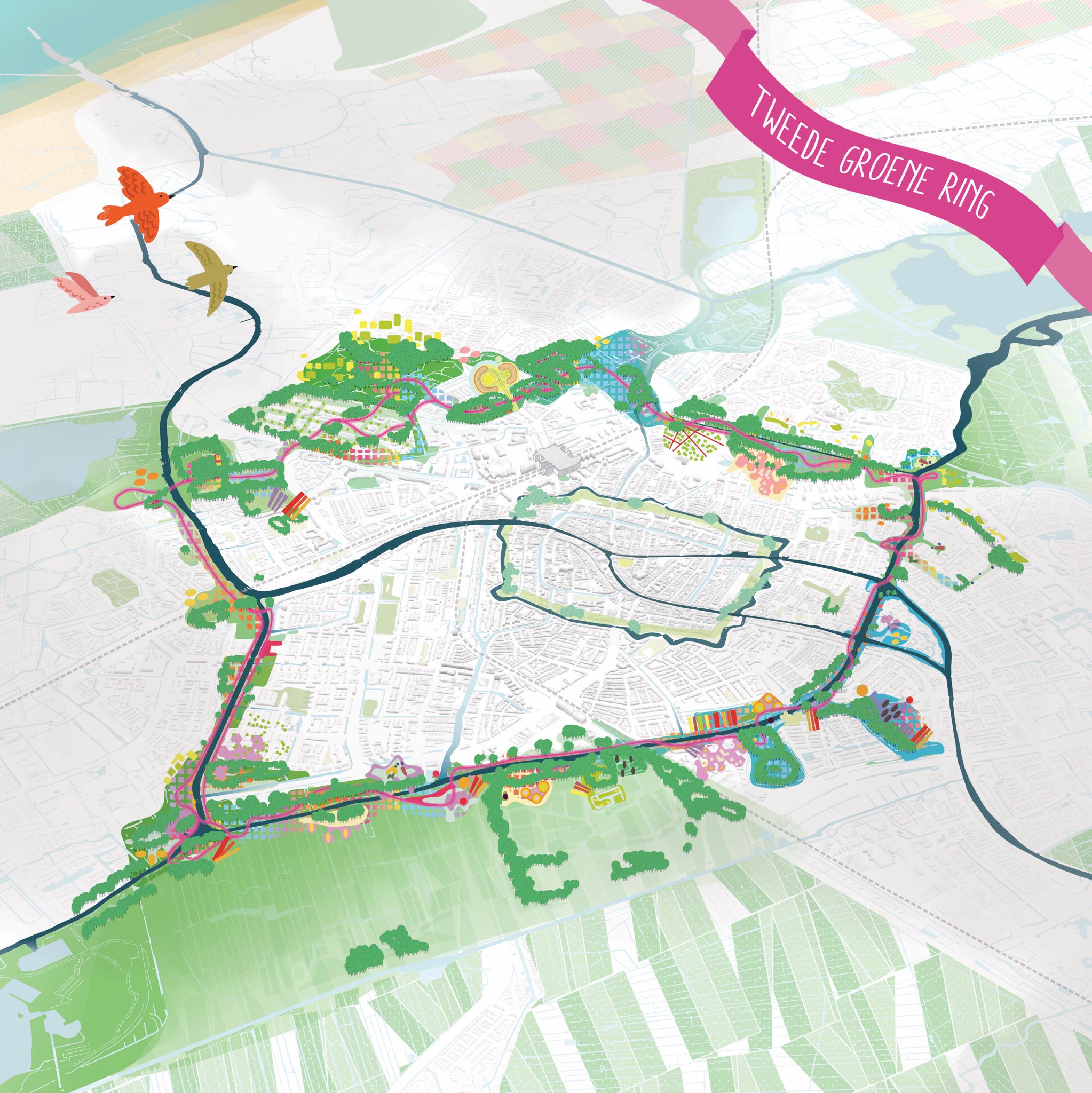 D66 Leiden — D66 Leiden: “2e Groene Ring? Geuzenpark!”