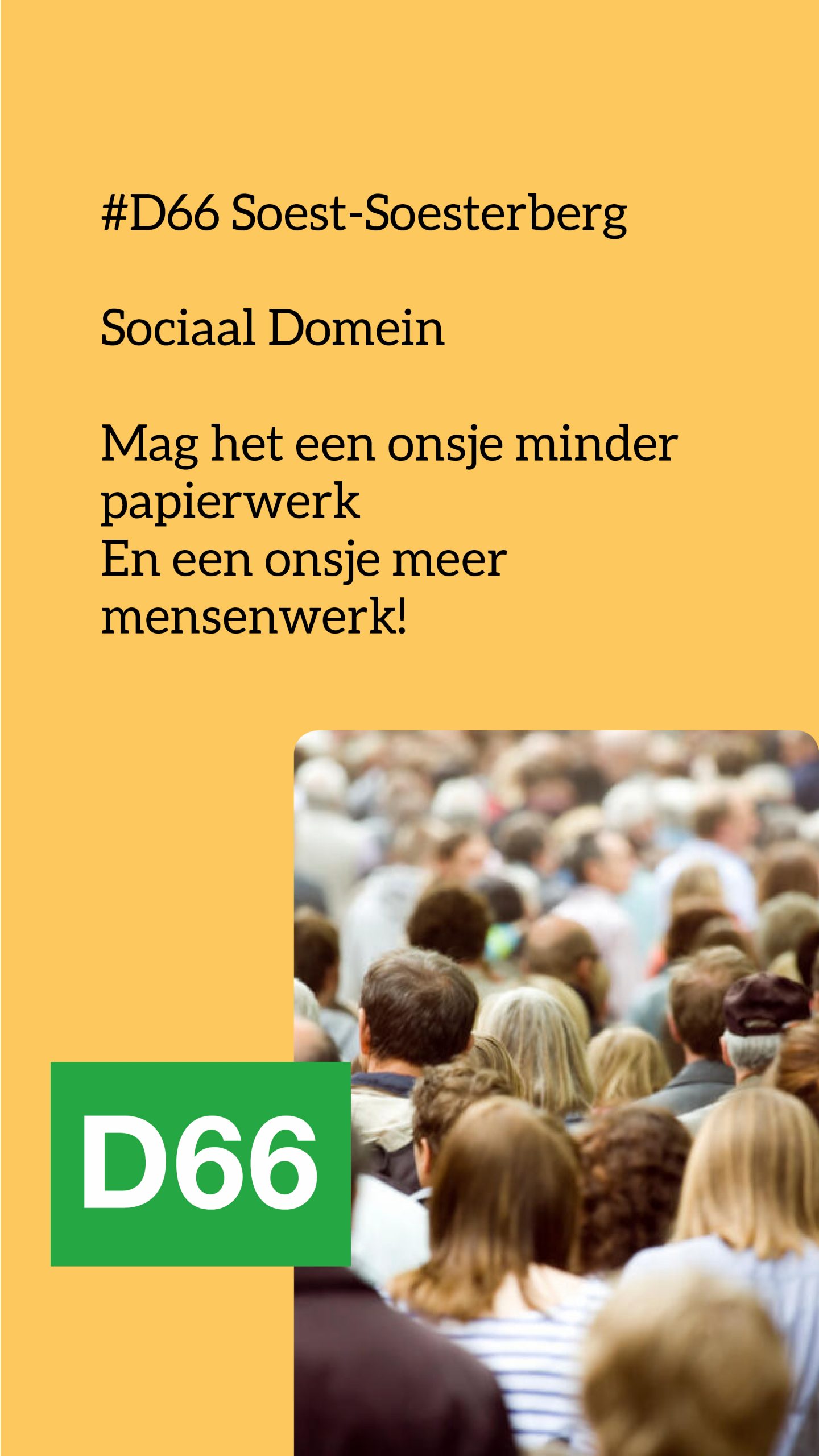 D66 Soest — Sociaal Domein